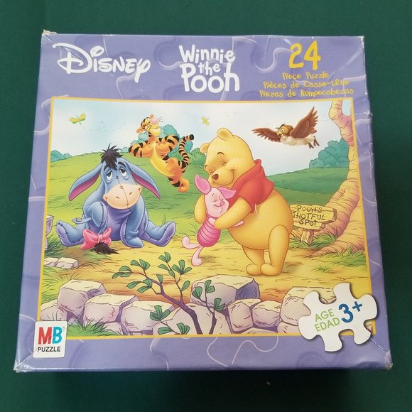 Hasbro | Toys | Vintage Hasbro Winnie The Pooh Kids 24 Piece Puzzle Age ...